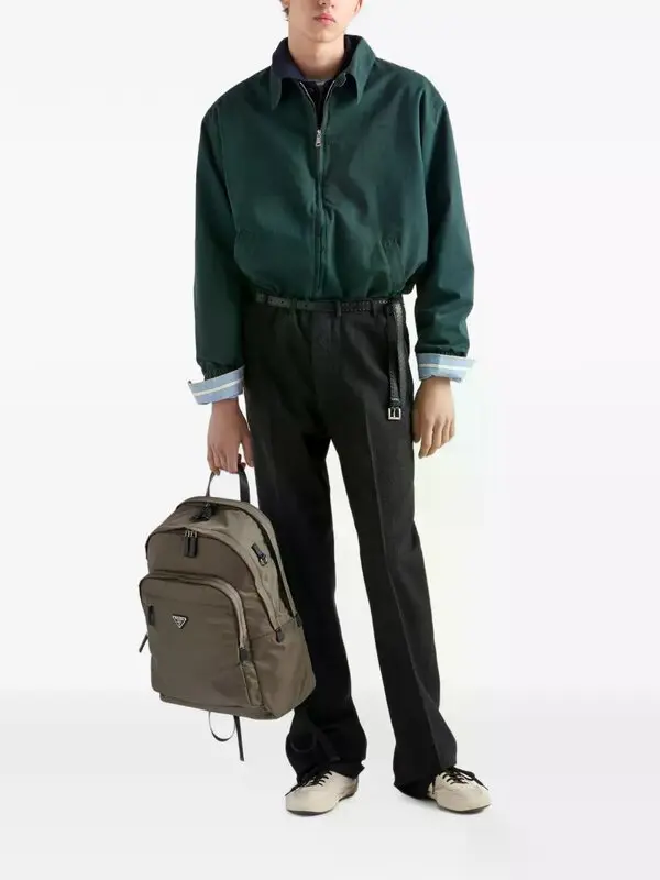 Prada Re-nylon And Saffiano Leather Backpack