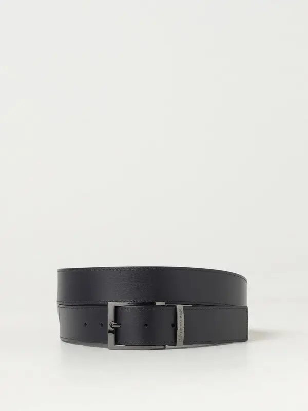 Emporio Armani Leather Belt - Brown