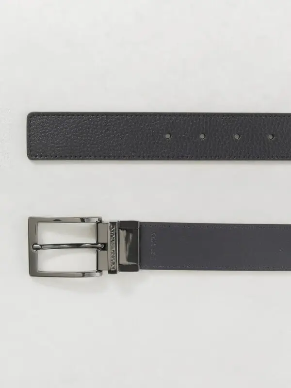 Emporio Armani Leather Belt - Brown