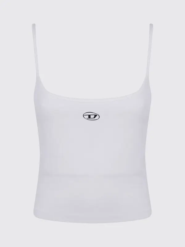 DIESEL® Ribbed Camisole With Logo Detail