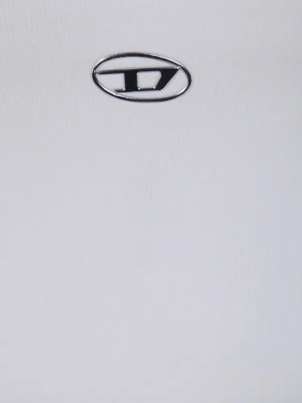 DIESEL® Ribbed Camisole With Logo Detail
