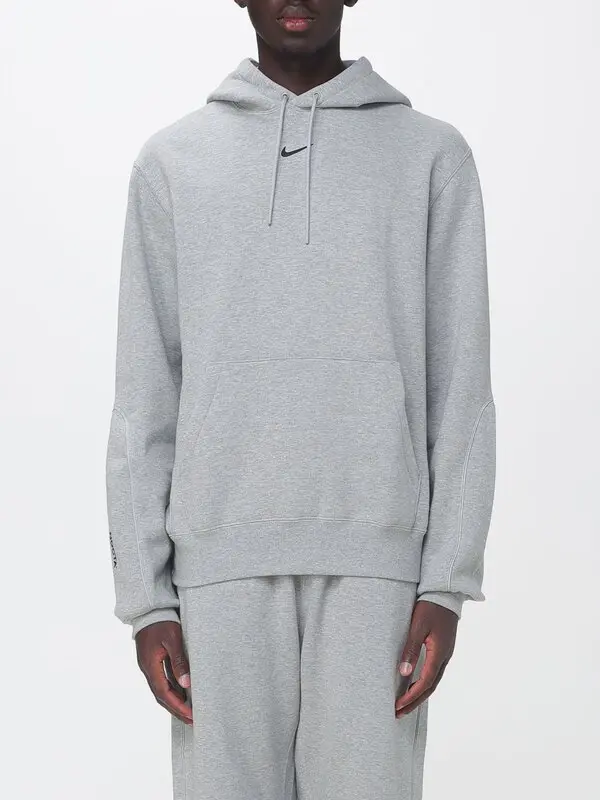 Nike Cotton-blend Hoodie With Kangaroo Pocket And Swoosh Logo