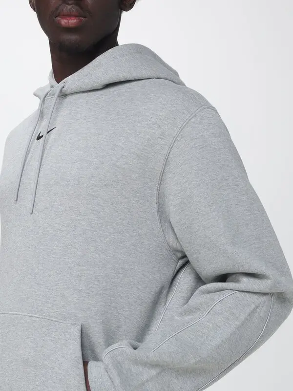 Nike Cotton-blend Hoodie With Kangaroo Pocket And Swoosh Logo