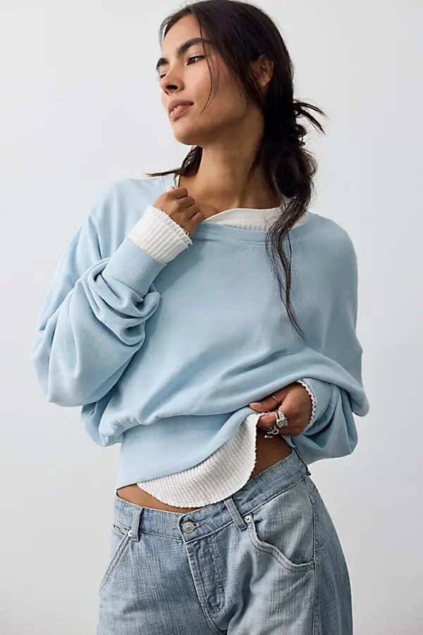 We The Free All Day Pullover - Sky Eyes