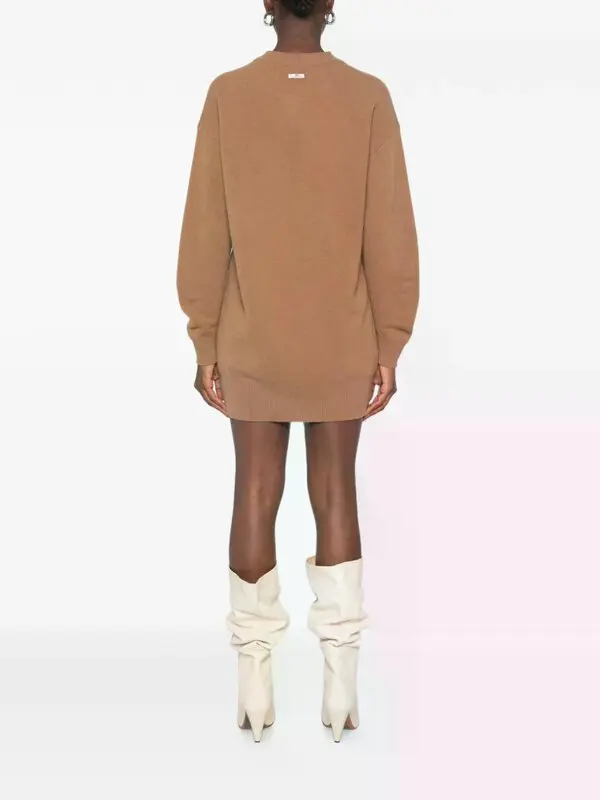 Elisabetta Franchi Cut-out Knitted Mini Dress