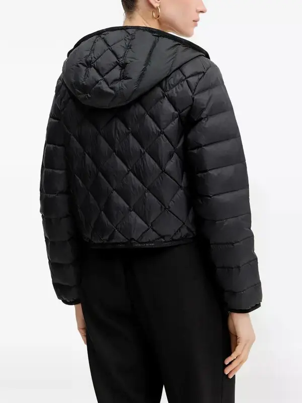 Armani Exchange Quilted Hooded Jacket