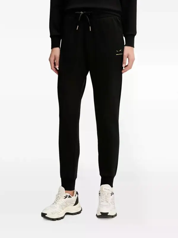 Armani Exchange Logo Embroidered Drawstring Track Pants