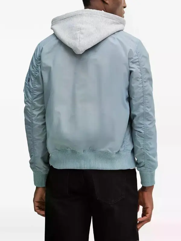 Alpha Industries Hooded Ma-1 Bomber Jacket