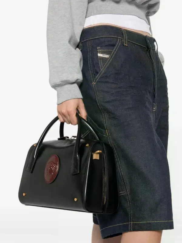 Versace Medusa Plaque Boston Tote Bag