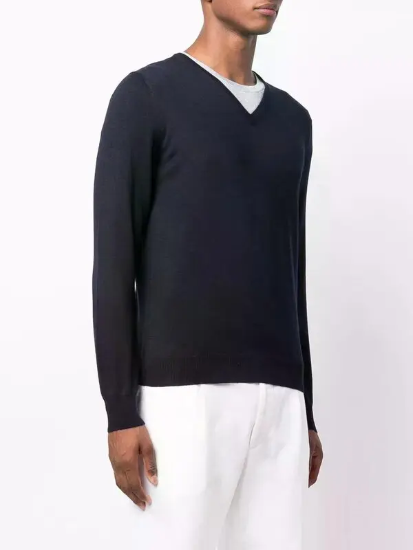 FILERIA Wool V-neck Jumper