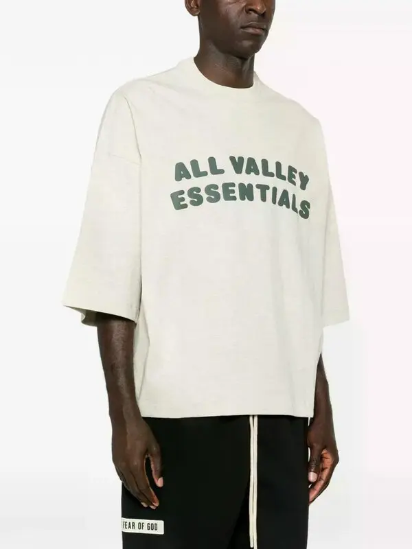 Fear Of God Logo-print Drop-shoulder T-shirt