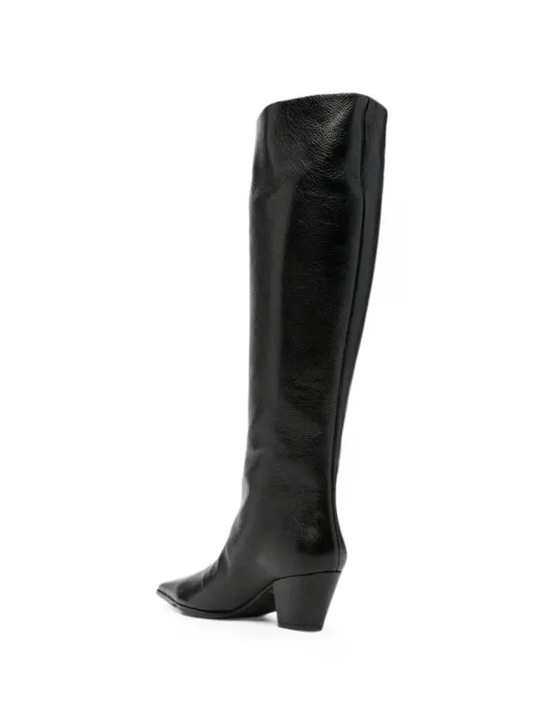 Roberto Festa Fredine Point-toe Knee-high Boots - Black