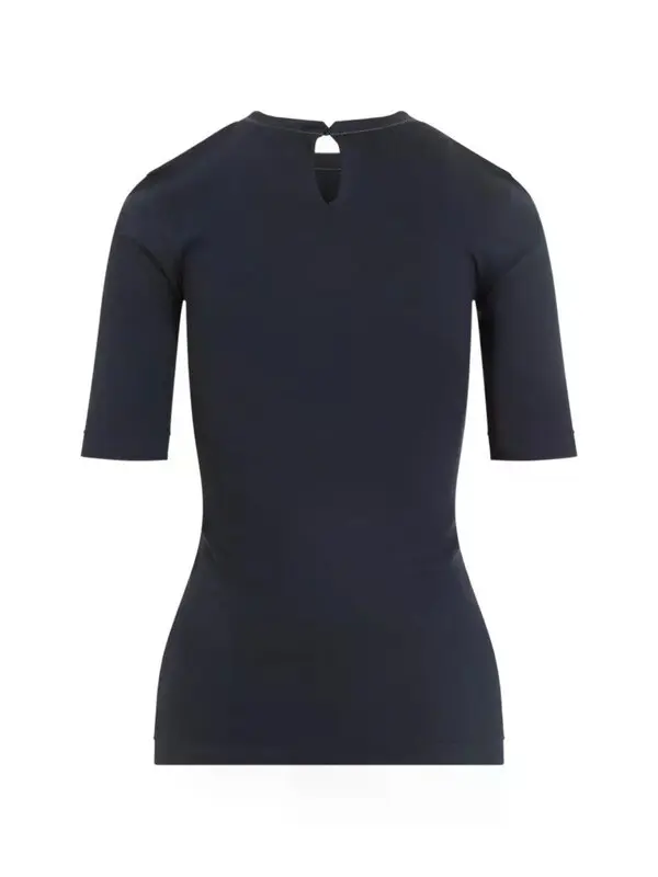 Brunello Cucinelli Monili-trimmed Crewneck T-shirt