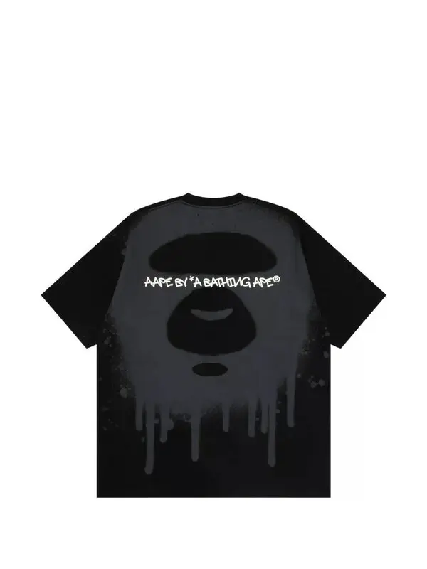 AAPE BY *A BATHING APE Aapeunvs Logo-print Graffiti-effect T-shirt