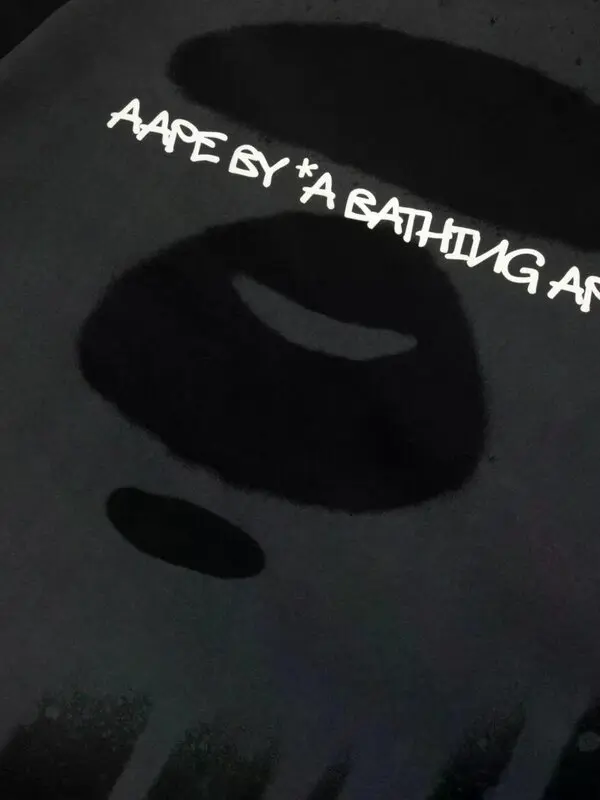 AAPE BY *A BATHING APE Aapeunvs Logo-print Graffiti-effect T-shirt