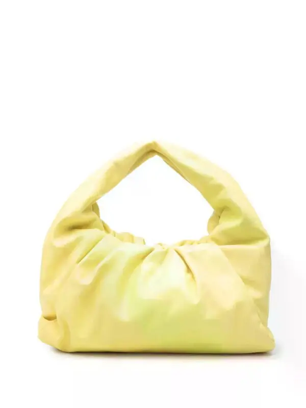 Bottega Veneta 2012-2026 Lambskin The Pouch Shoulder Bag - Yellow