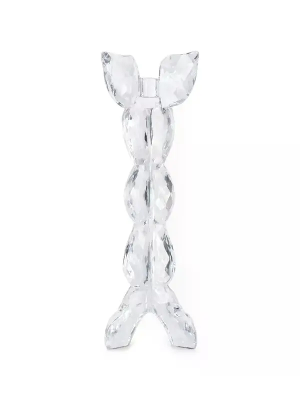 ENZO DE GASPERI Faceted Crystal Candle Holder