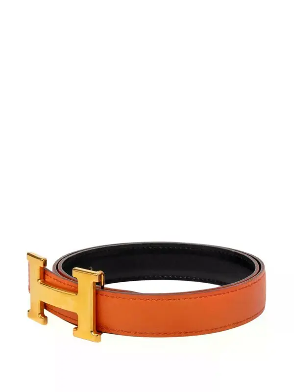 Hermès 1997 Box Calf Constance H Reversible Belt