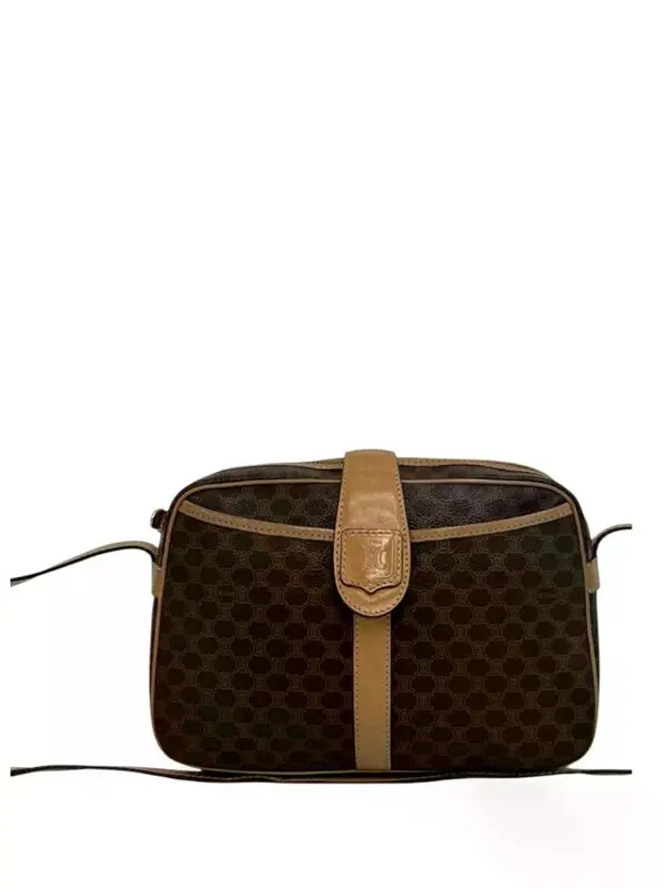 Celine Macadam Coated Canvas Crossbody Bag
