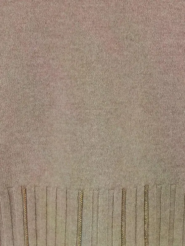 Fabiana Filippi V-neck Sweater With Bead Embellishment