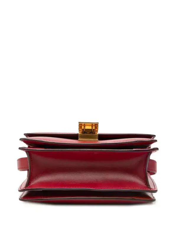 Celine Small Calfskin Classic Box Crossbody Bag - Red