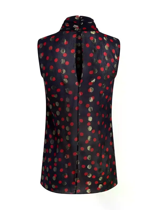 Adam Lippes Sleeveless Polka Dot Top