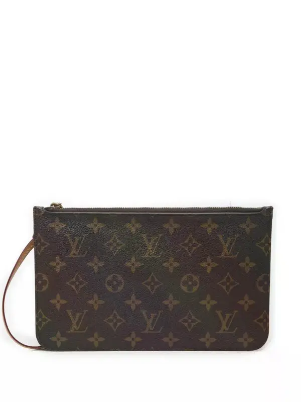 LOUIS VUITTON 2015 Monogram Neverfull Mm Pouch