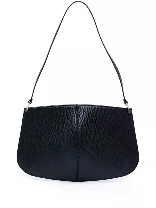 LOUIS VUITTON Epi Demi Lune Pochette Shoulder Bag - Black