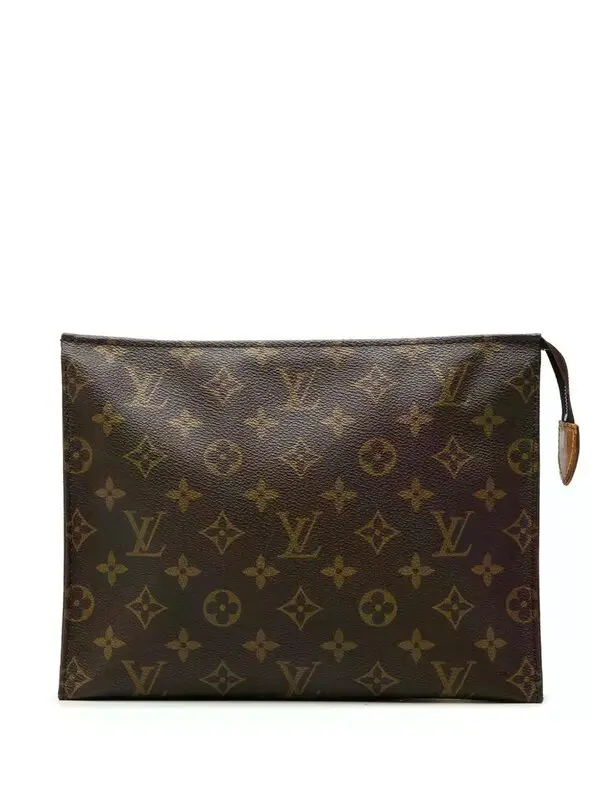 LOUIS VUITTON 1992 Monogram Toiletry Pouch 26 Clutch Bag