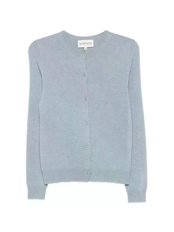 Eric Bompard Button-fastening Crew-neck Cardigan - Blue