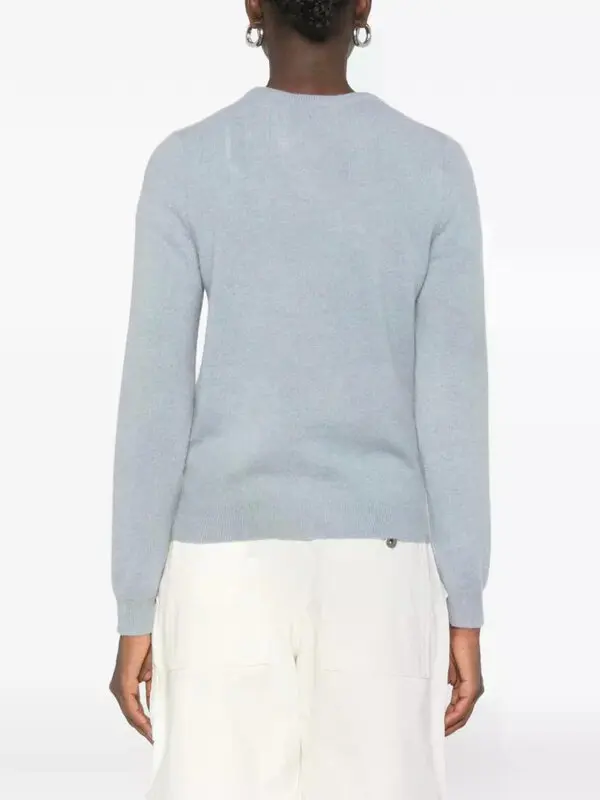 Eric Bompard Button-fastening Crew-neck Cardigan - Blue