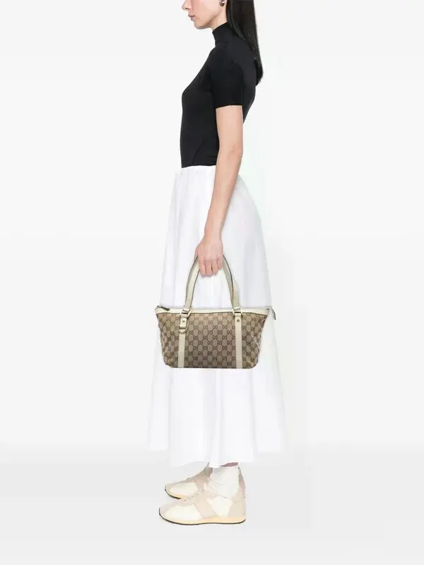 Gucci Gg Canvas Abbey D Ring Tote Bag