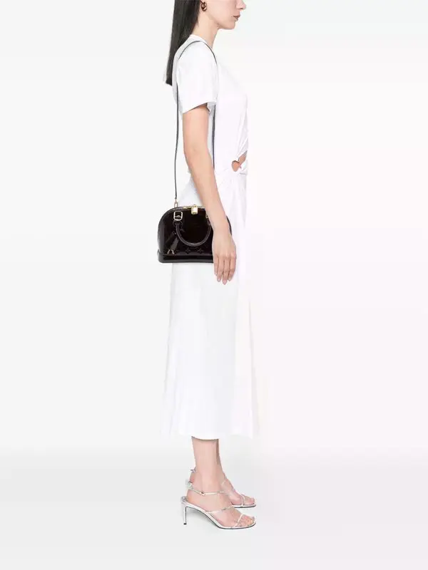 LOUIS VUITTON 2021-2026 Monogram Vernis Alma Bb Satchel