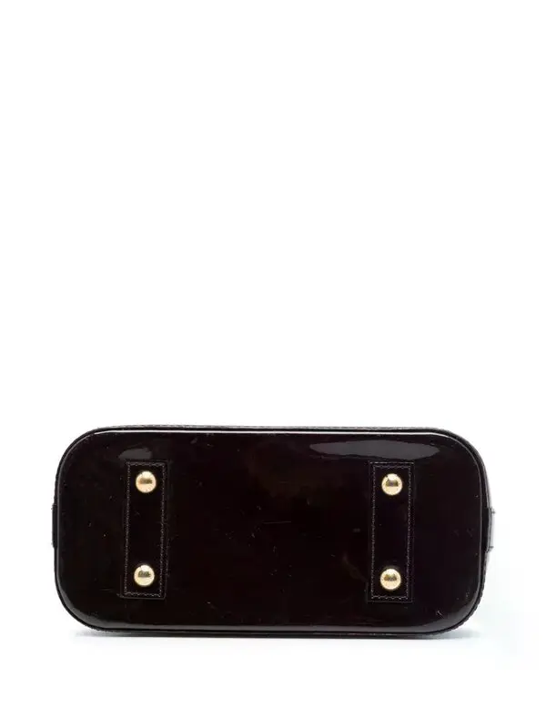 LOUIS VUITTON 2021-2026 Monogram Vernis Alma Bb Satchel
