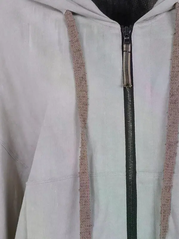 ZIGGY CHEN Zip-up Drawstring Hoodie