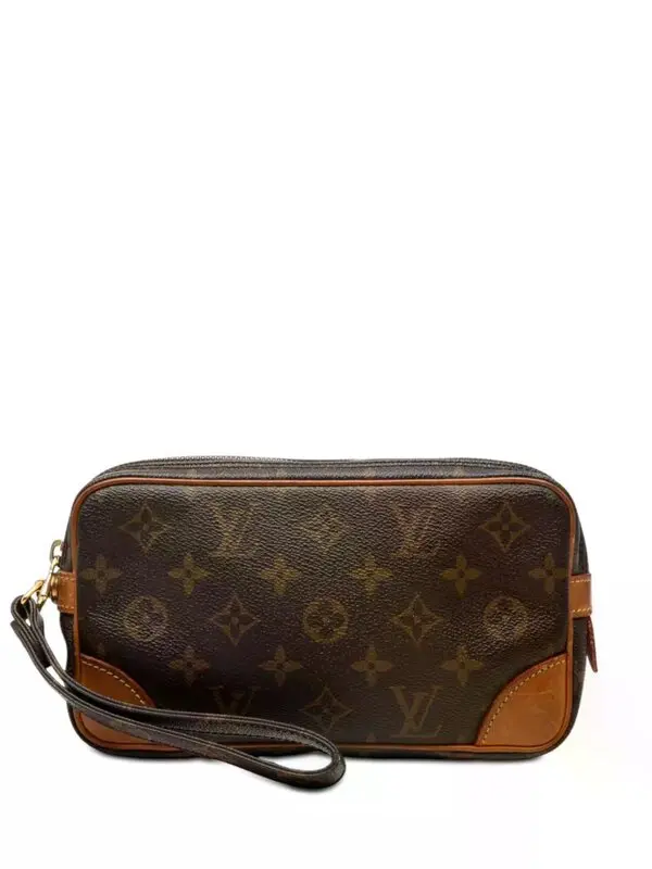 LOUIS VUITTON Monogram Marly Dragonne Pm Clutch Bag