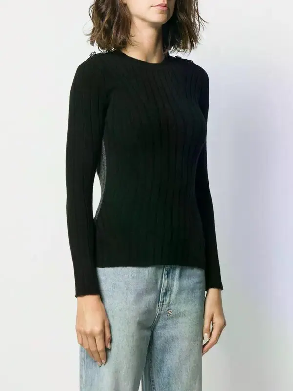 Alexander McQueen Knitted Slim-fit Jumper