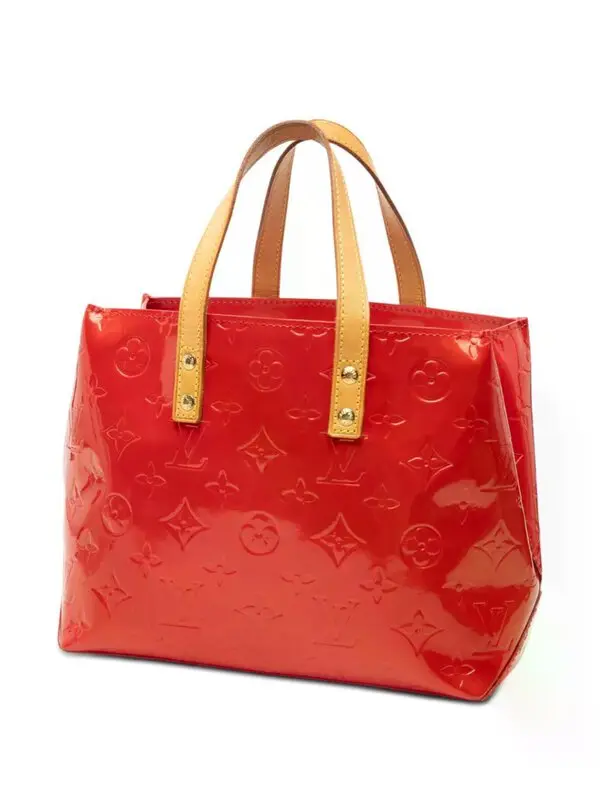 LOUIS VUITTON 2001 Monogram Vernis Reade Pm Handbag