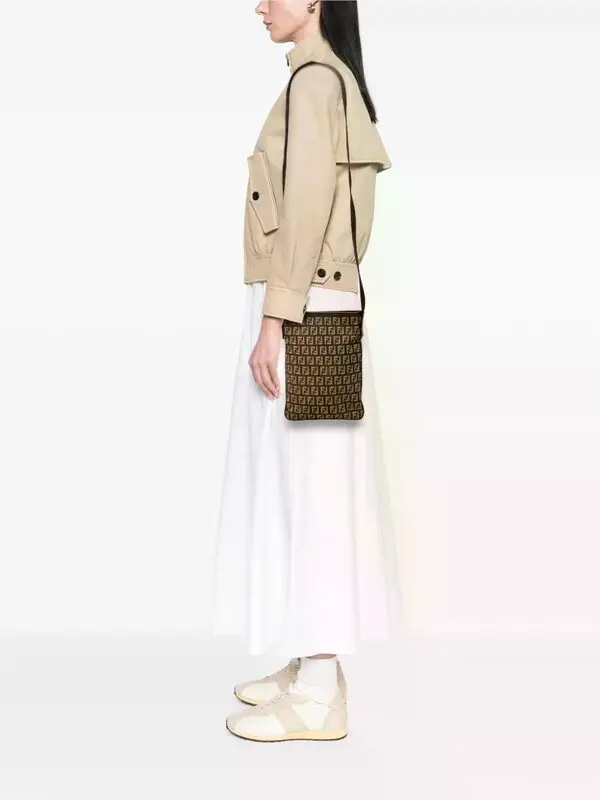 Fendi Zucchino Canvas Crossbody Bag