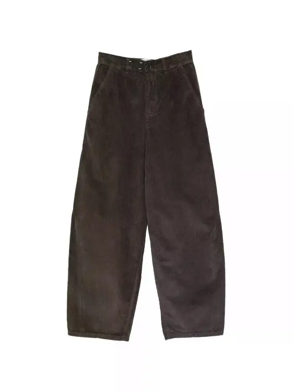 ALYSI Corduroy Barrel-leg Trousers