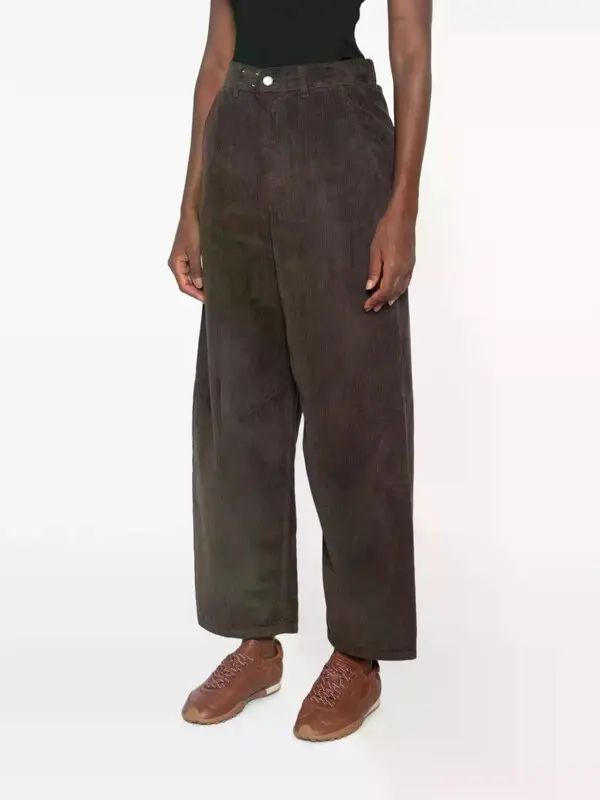 ALYSI Corduroy Barrel-leg Trousers