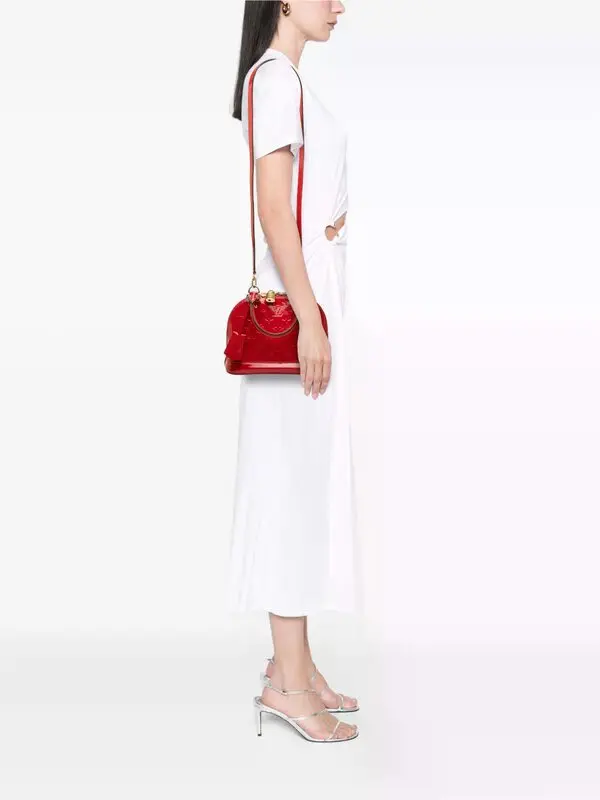 LOUIS VUITTON 2014 Monogram Vernis Alma Bb Satchel