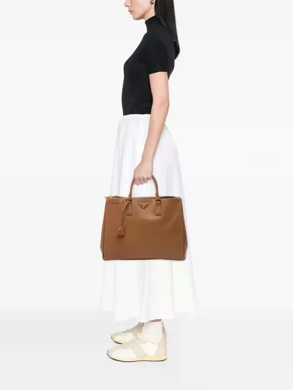 Prada Saffiano Lux Galleria Double Zip Tote Bag