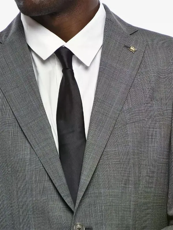 Corneliani District Check Virgin Wool Suit