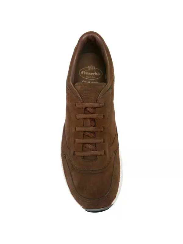 Church's Suede Panelled Sneakers