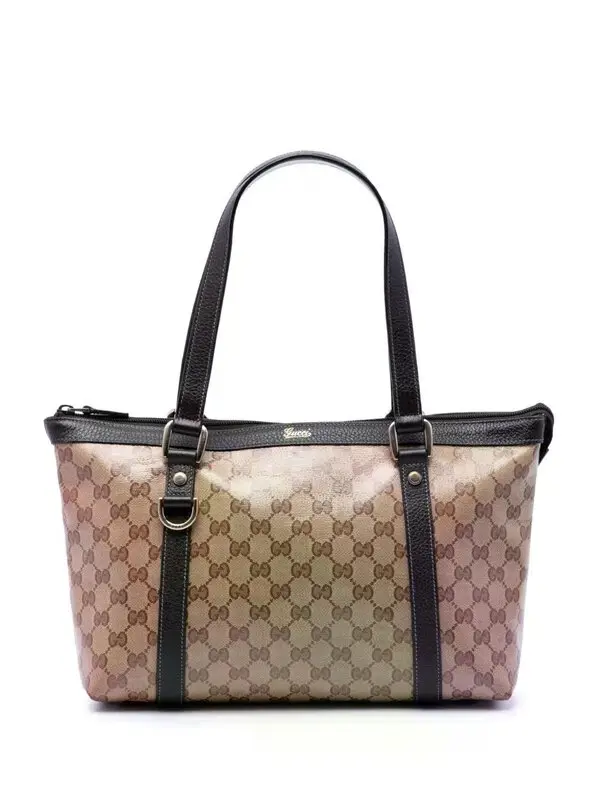Gucci Gg Crystal Abbey D Ring Tote Bag