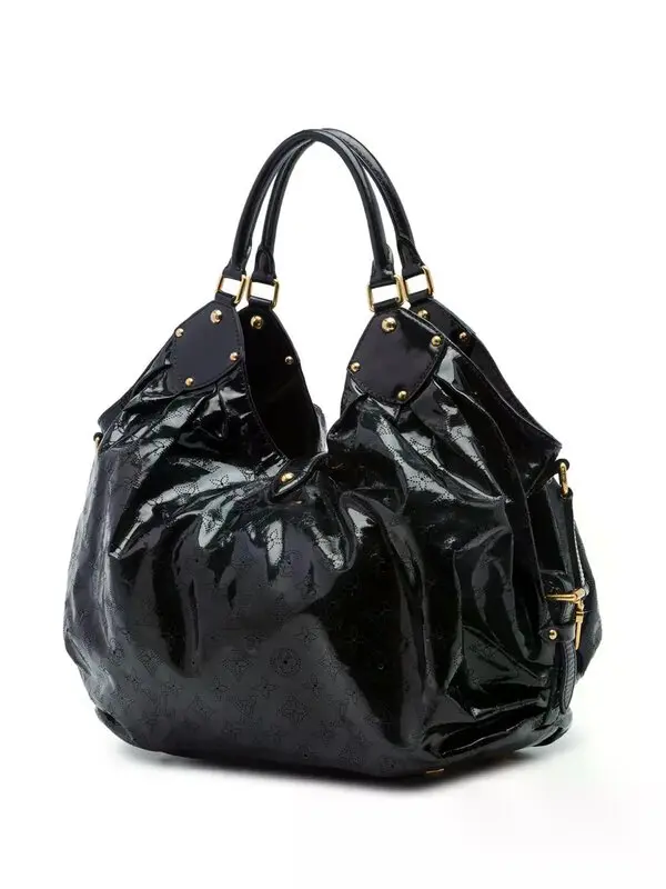 LOUIS VUITTON Monogram Vernis Mahina Surya Xl Hobo Bag - Black