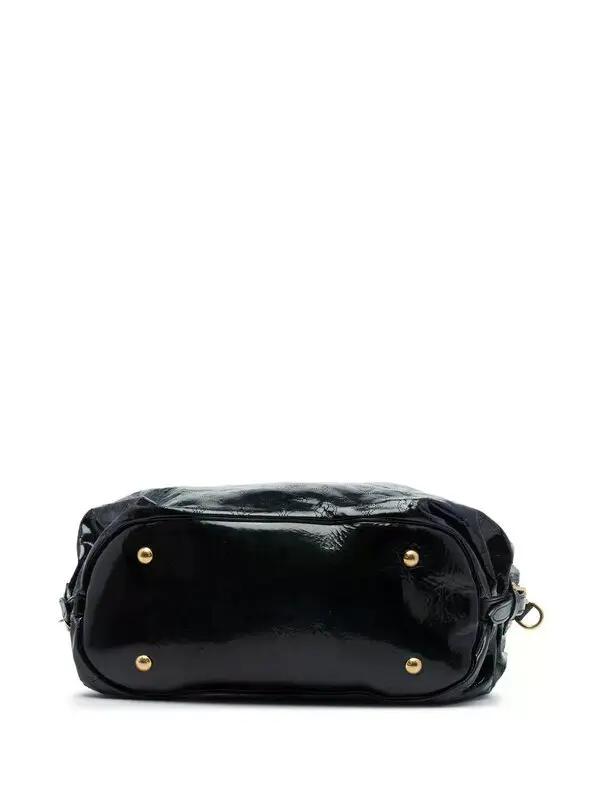 LOUIS VUITTON Monogram Vernis Mahina Surya Xl Hobo Bag - Black