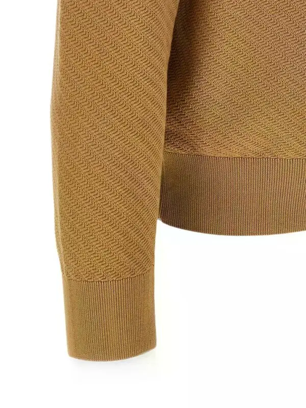BOSS Lomarino Diagonal-knit Sweatshirt
