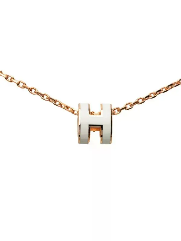 Hermès Pop H Pendant Necklace - Pink